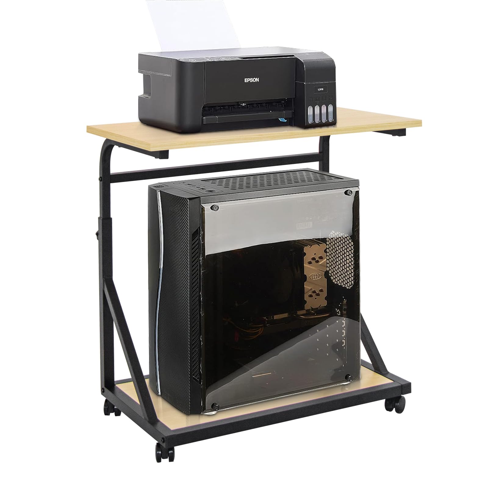 Snapklik.com : Fusehome Computer Tower Stand, 2-Tier CPU Stand