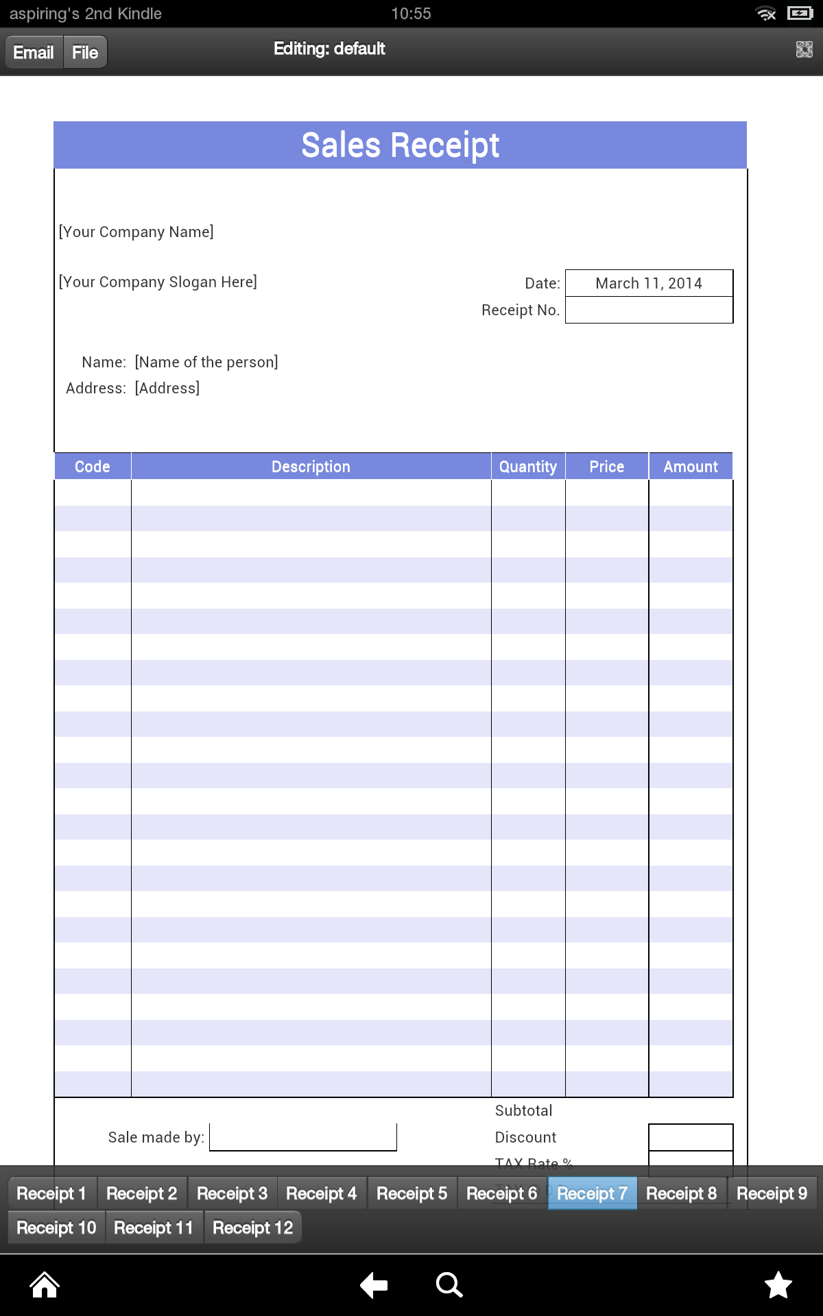 sales receipt pro - App on Amazon Appstore