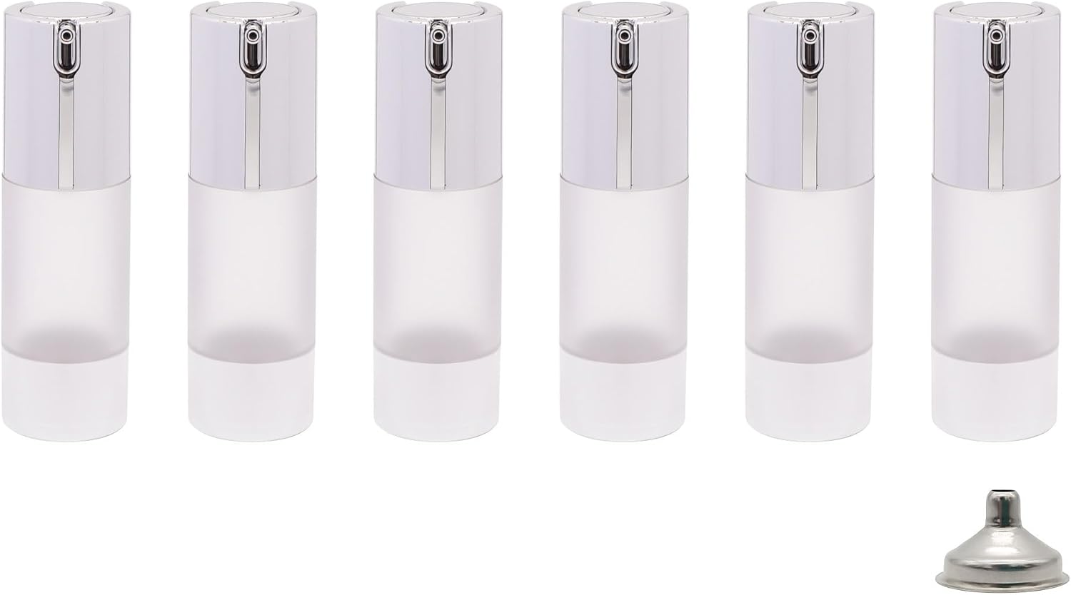 Amazon.com: AJLTPA 6Pcs 1oz 30ml Frosted Transparent Airless Pump ...