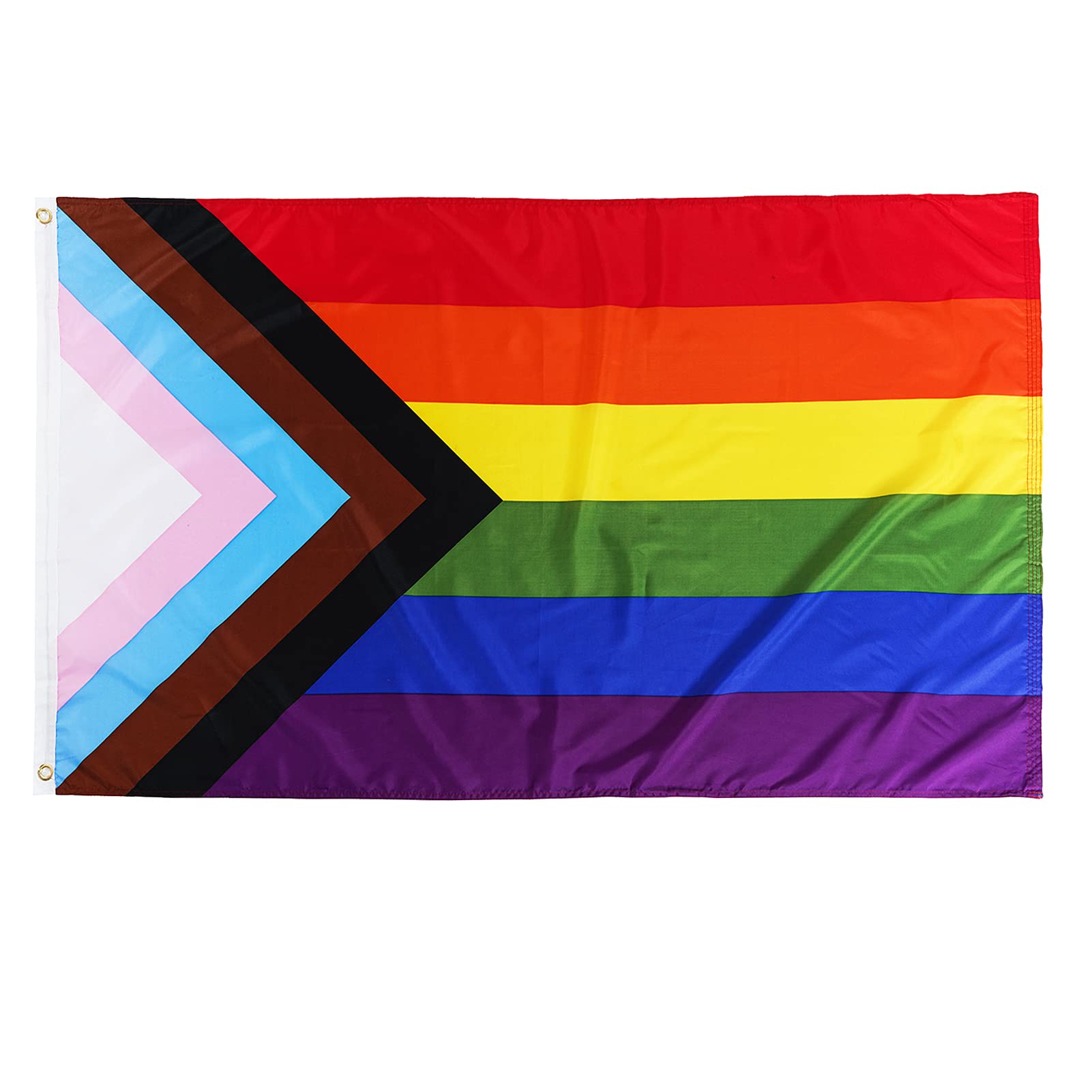 Amazon.com : TOPFLAGS Pride Flag Progress Pride Flags 2x3FT Vivid ...