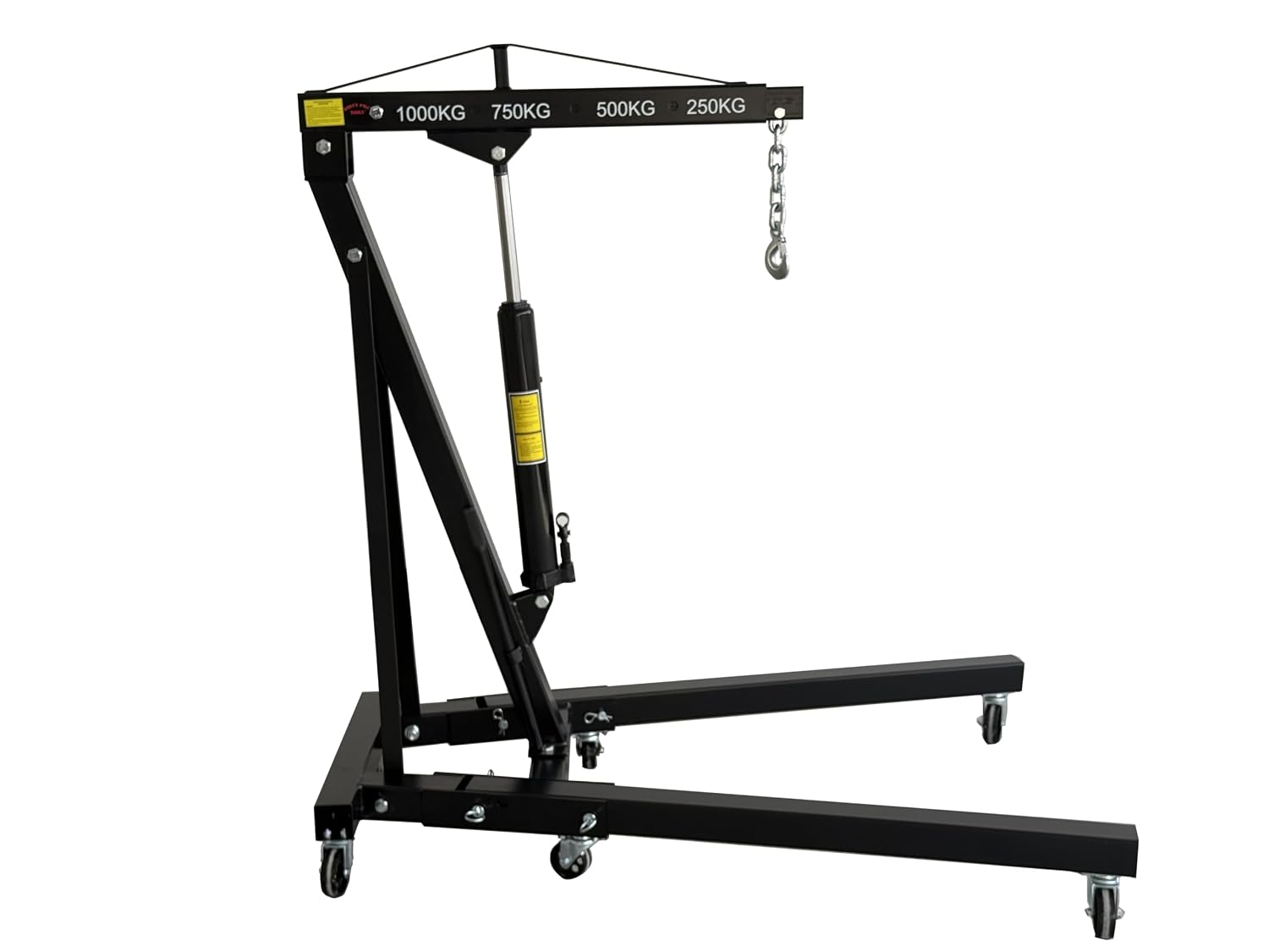 Mechanics 1 Ton Professional Folding Engine Crane Hoist Lift : Amazon ...
