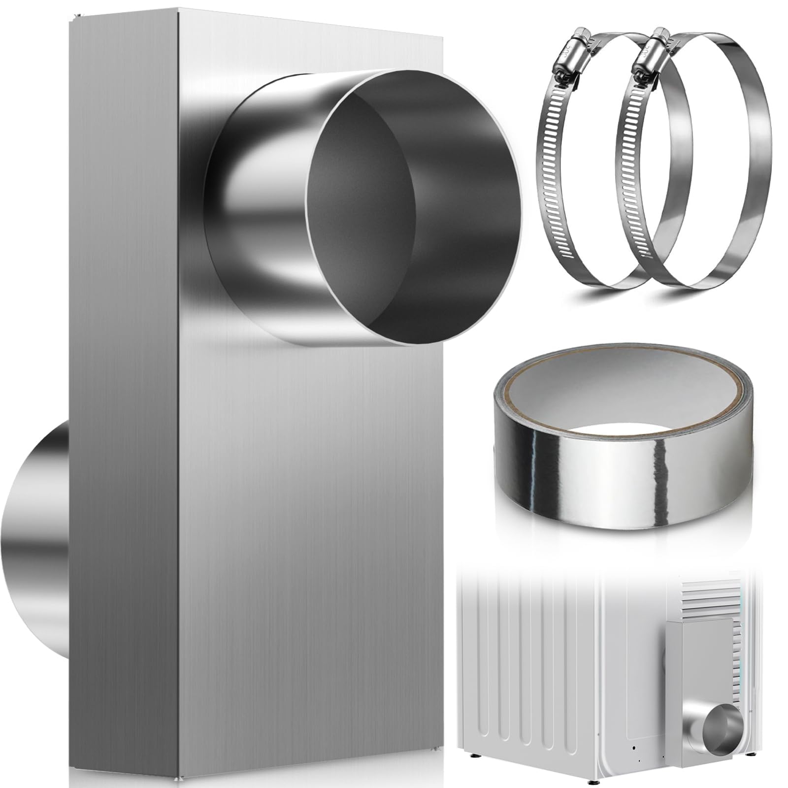 Snapklik.com : 84049 Adjustable 0-5" Periscope Dryer Vent Kit, Dryer ...