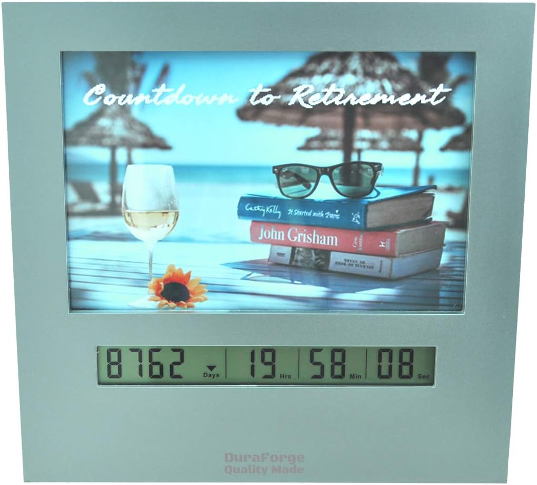Amazon Large Display Retirement Countdown Clock And 4x6 Picture Amazon Large Display Retirement Countdown Clock And 4x6 Picture