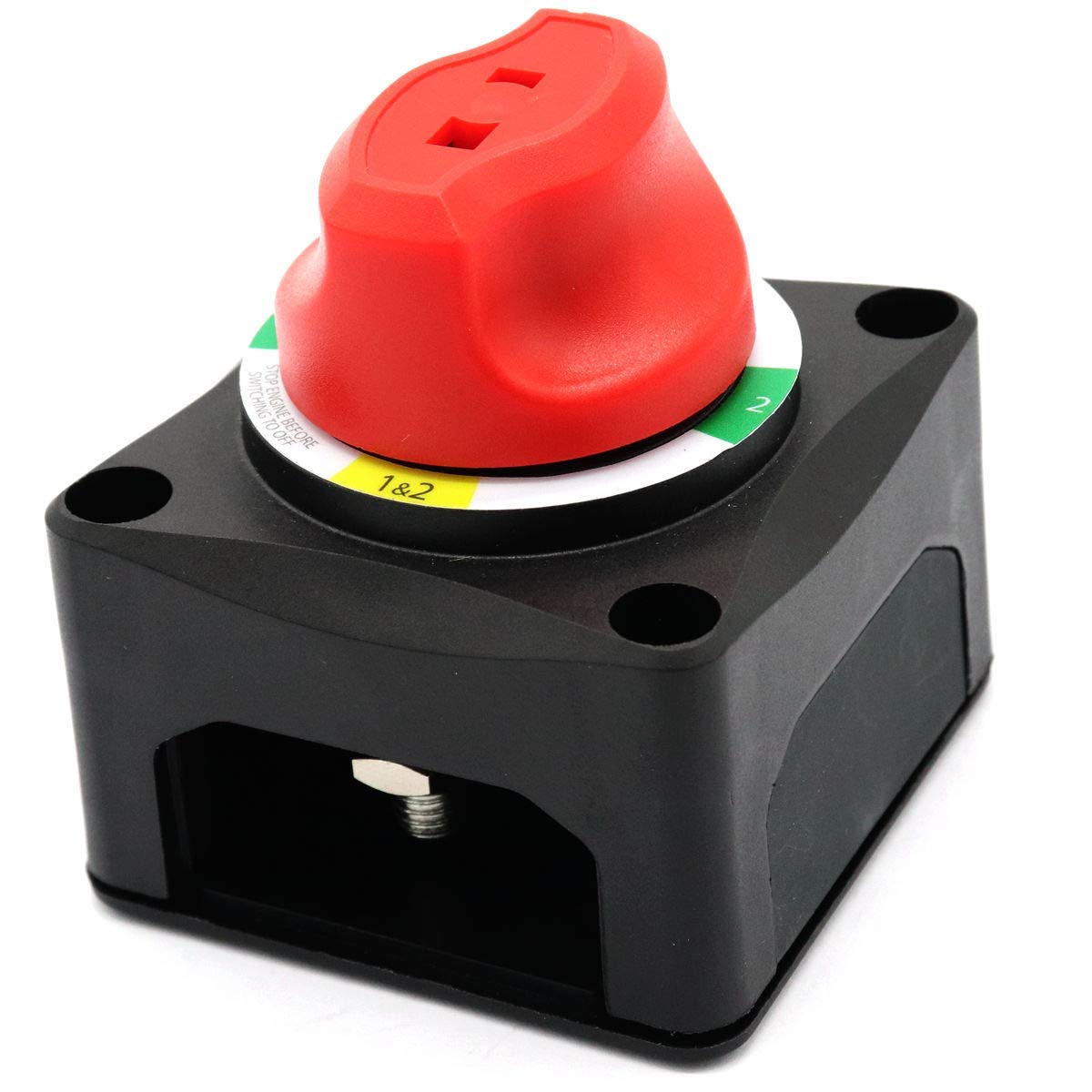 Buy ZOOKOTO Battery Main Switch,1-2-Both-Off Battery Selector Switch 4 ...