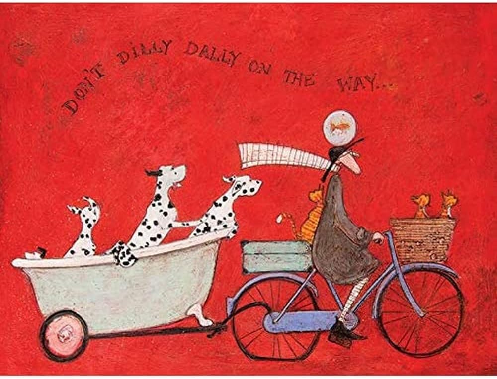 Amazon.com: Sam Toft Canvas, Multi-Colour, 60 x 80 cm: Posters & Prints