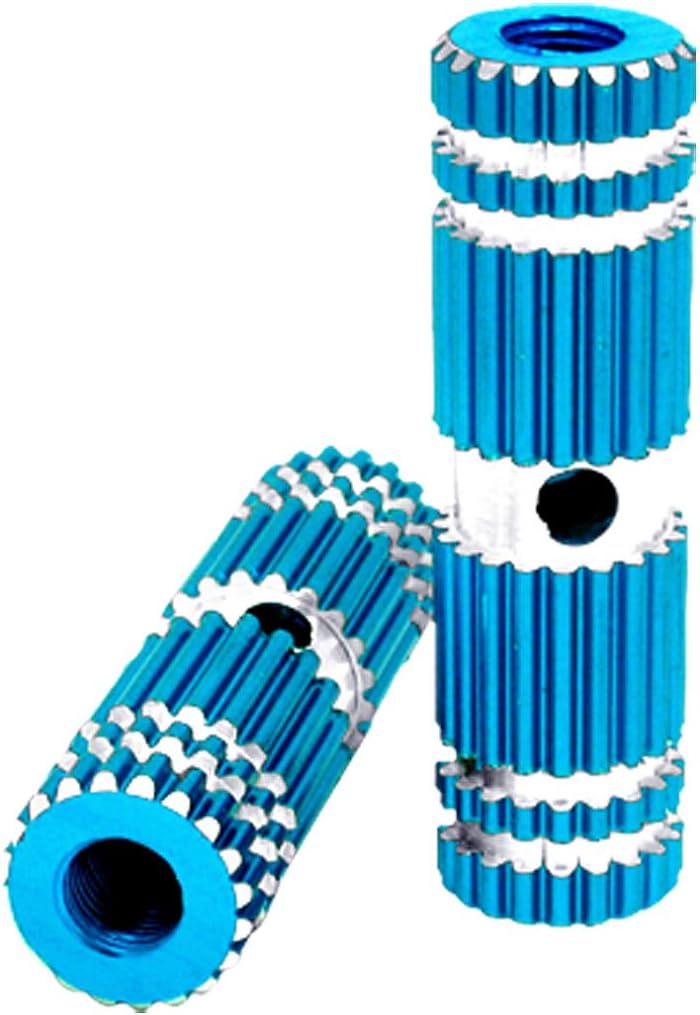 Amazon.com: Qtqgoitem Blue Two Uneven BMX Bicycle Bike 3/8" Axle ...