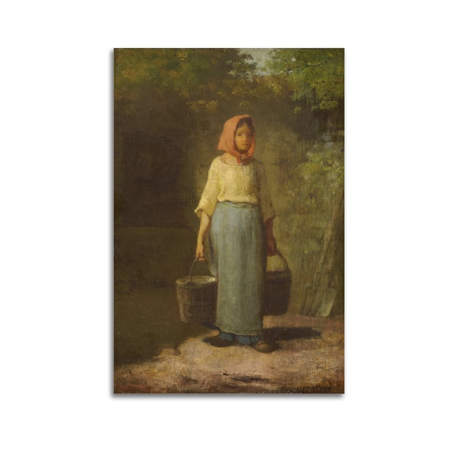 Jean Francois Millet Portrait The Spinner, 1868–69. Creator: Jean