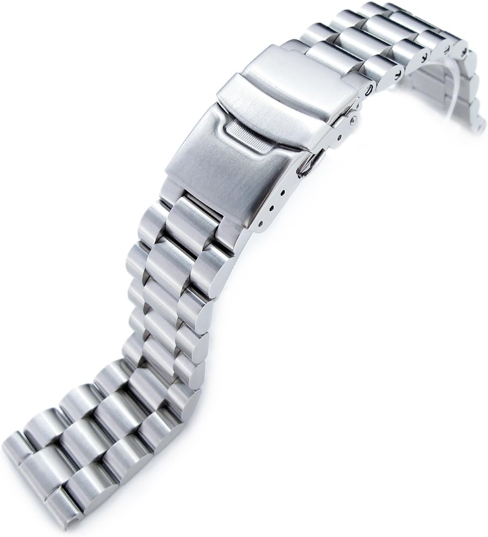 Amazon.com: MiLTAT 22mm Straight End Universal Metal Watch Band ...