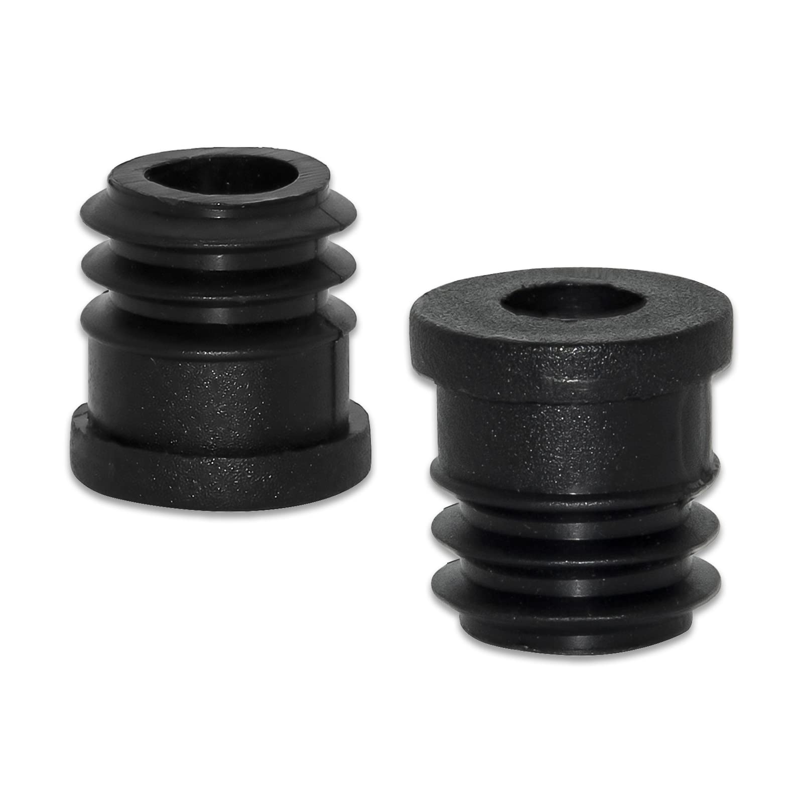 Snapklik.com : Black M6 Threaded Plastic Plugs Round Tube End Caps ...