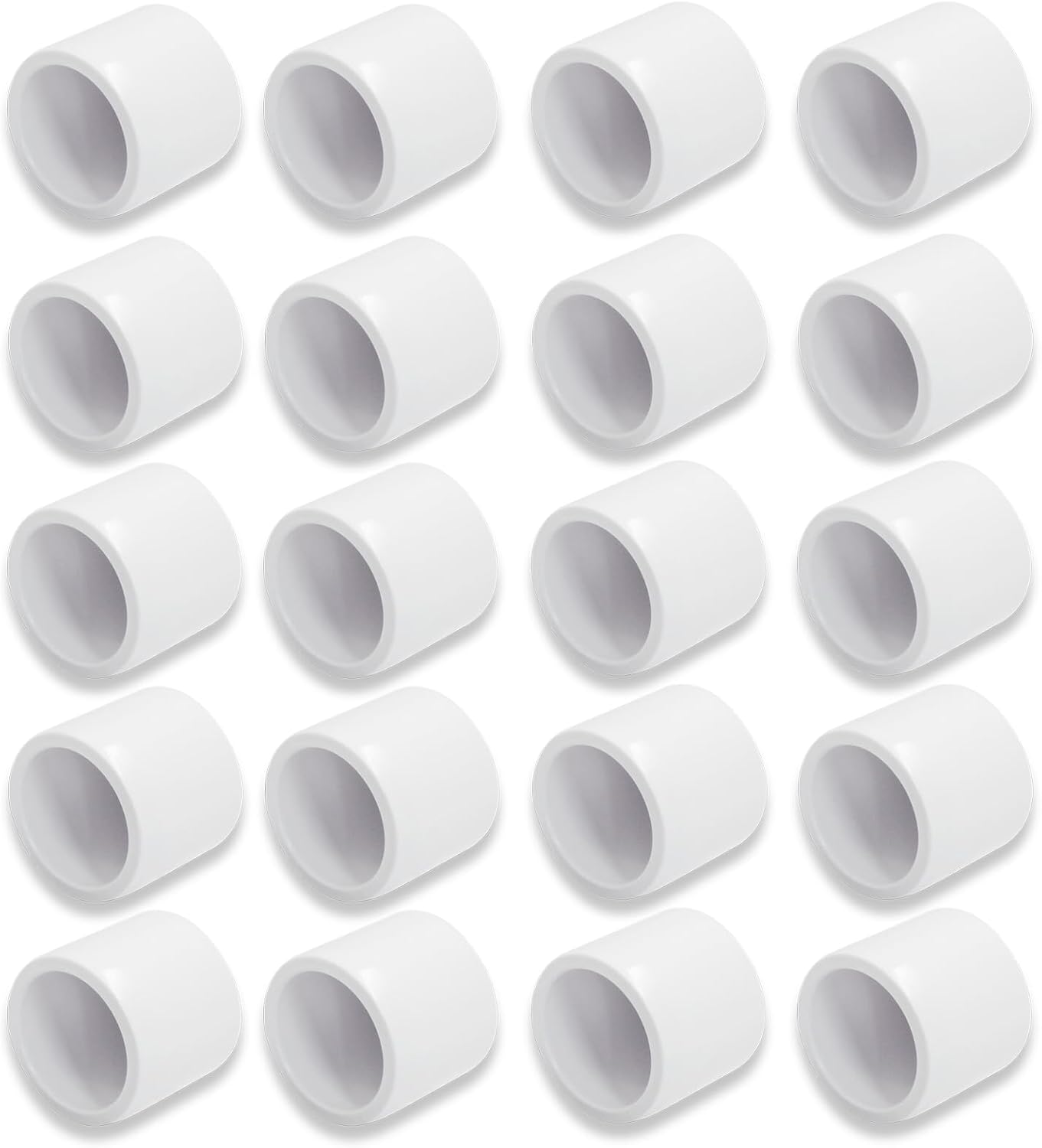 Amazon.com: Moicstiy 20 Packs 1/2 Inch PVC Pipe End Cap, Furniture ...