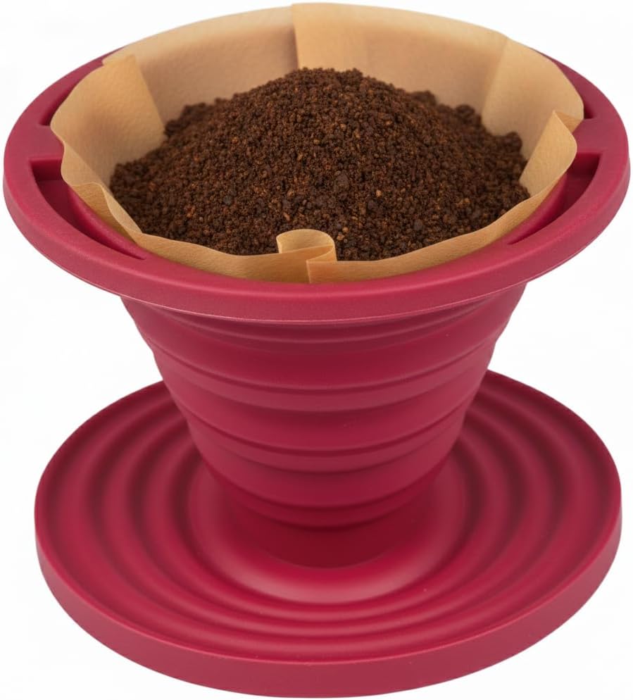 Amazon.com: Kuissential SlickDrip Pour Over Coffee Dripper-Collapsible ...