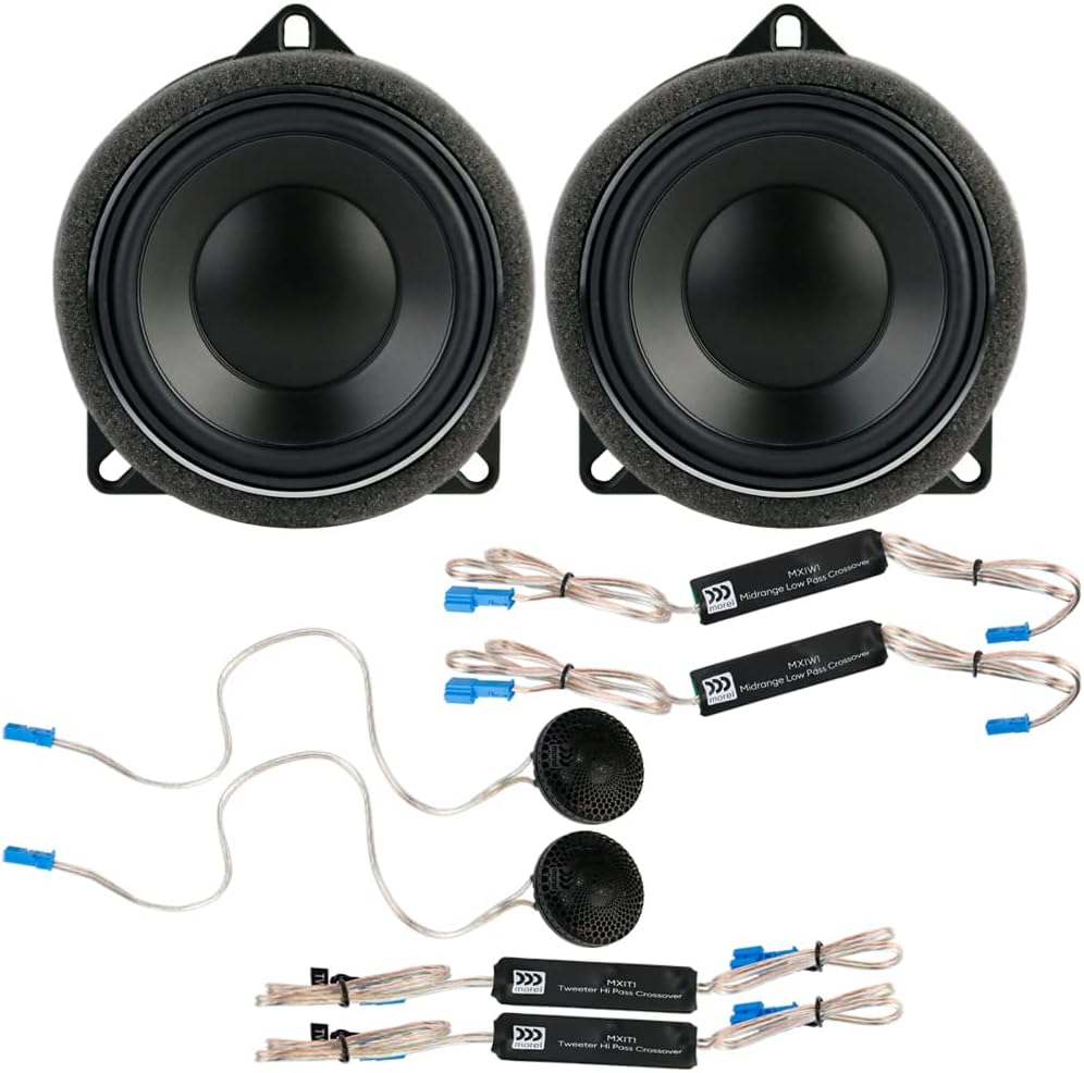 Amazon.com: BMW Premium 4" (100 mm) 2-Way Component Speaker Set by ...