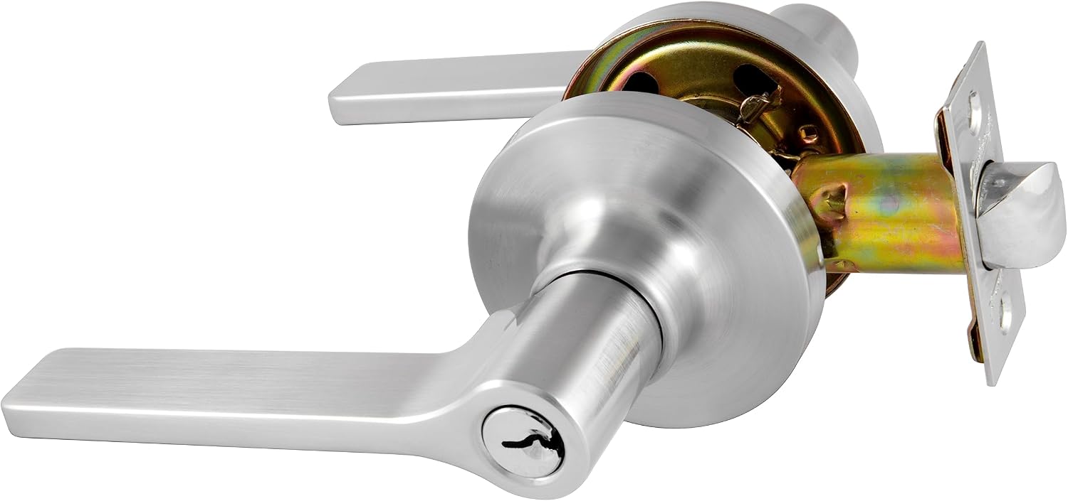 Gainsborough TradePro Adel Entrance Lever Lock Set, Satin Chrome ...