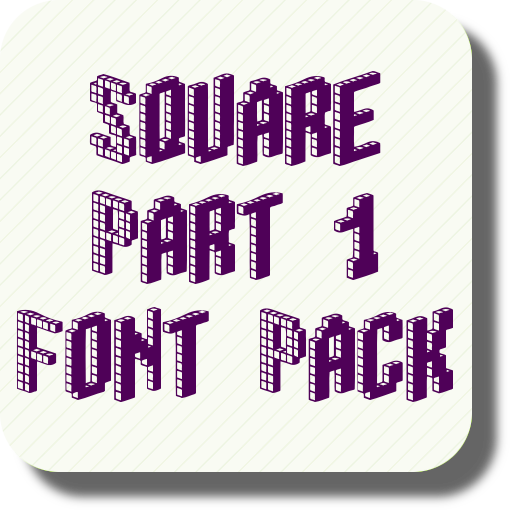 Square Part 1 Font Pack-App im Amazon Appstore