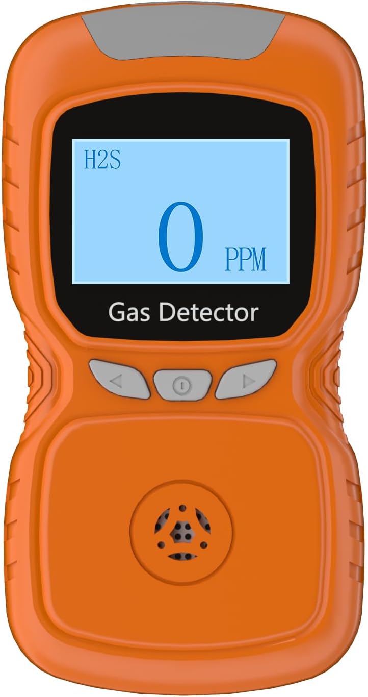 Portable Hydrogen Sulfide H2S Gas Detector Handheld H2S Meter Tester ...