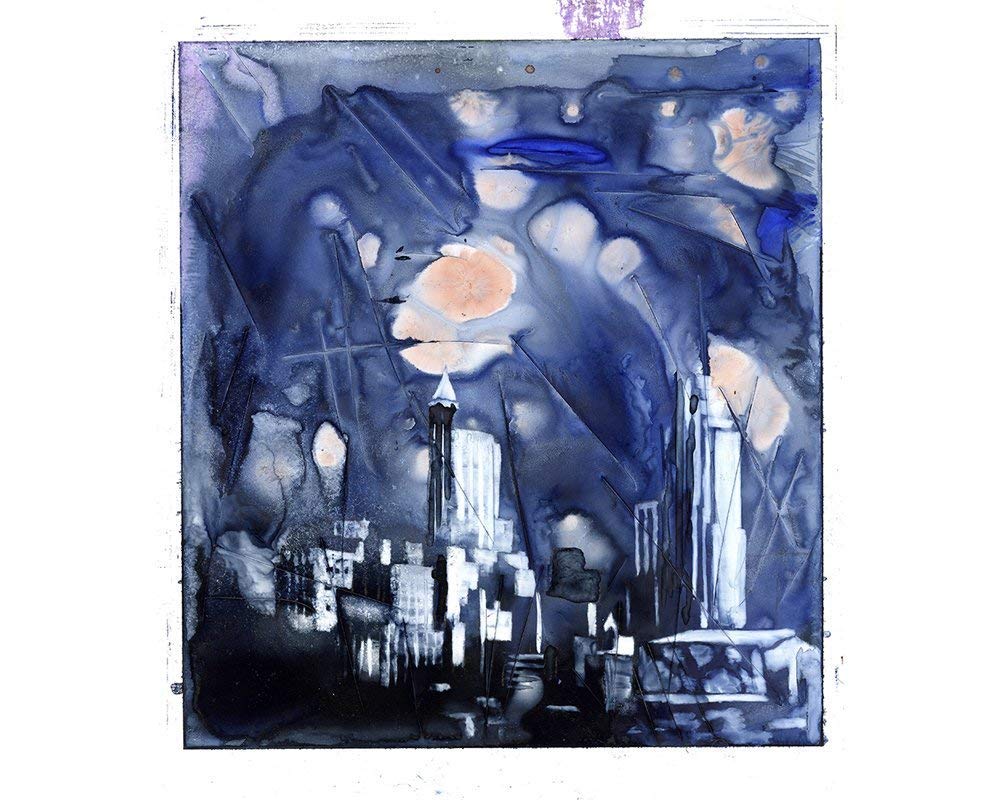 Amazon.com: Fine art abstract/semi-representational watercolor on YUPO ...