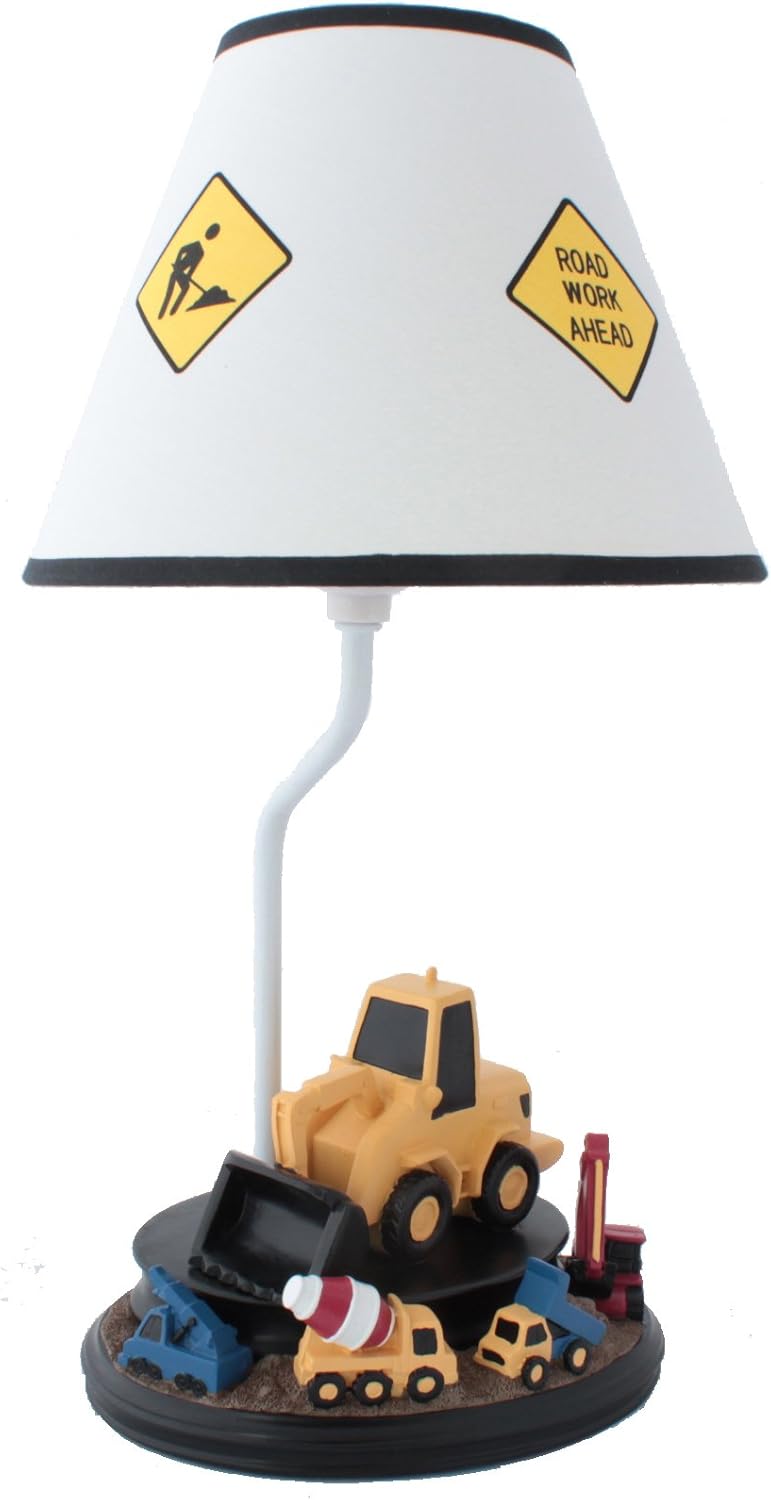 Amazon.com: Construction Table Lamp with Matching Nightlight ...