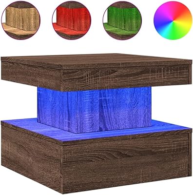 Amazon.com: FUSLITE Infinity Mirror Light Table, Coffee Tables for ...