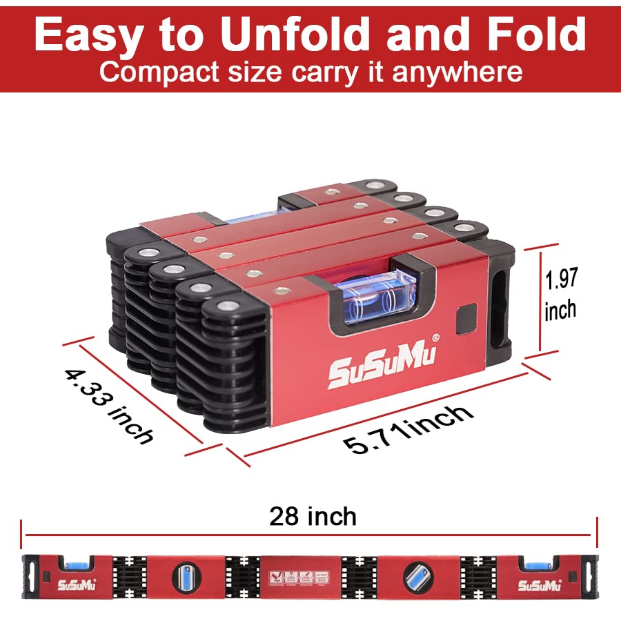 Snapklik.com : NEW UPGRADE Magnetic Level Tool Multi-Function Bubble ...