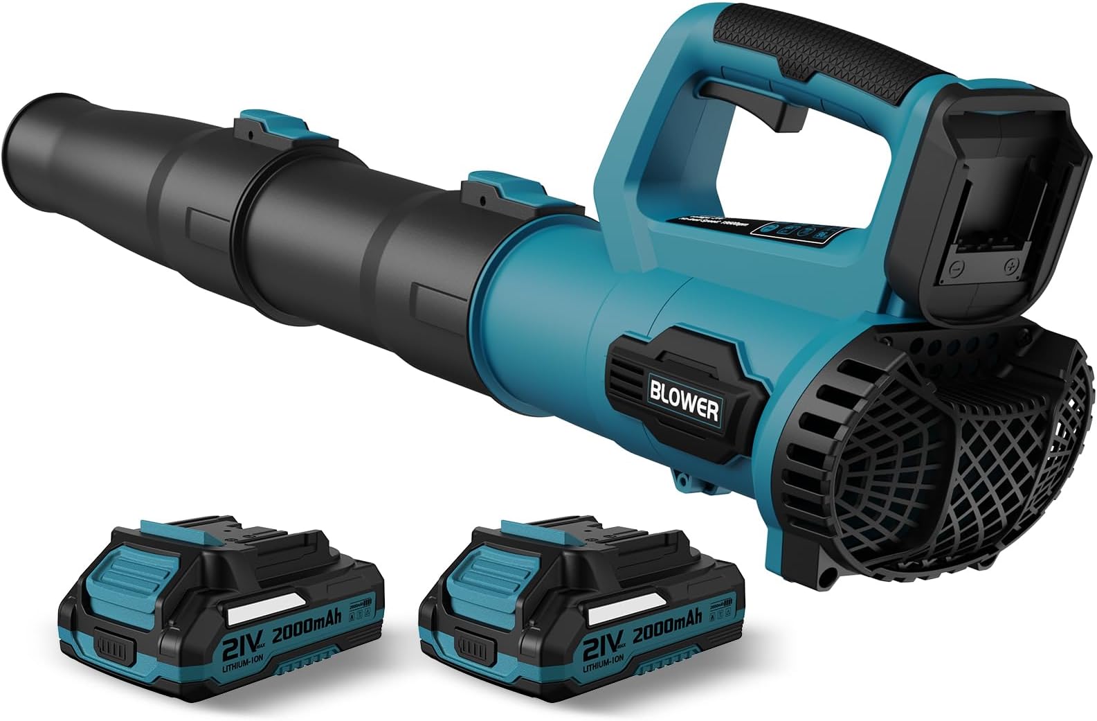 Amazon.com: Leaf Blower Cordless, 580CFM/160MPH & 3 Speed Levels ...