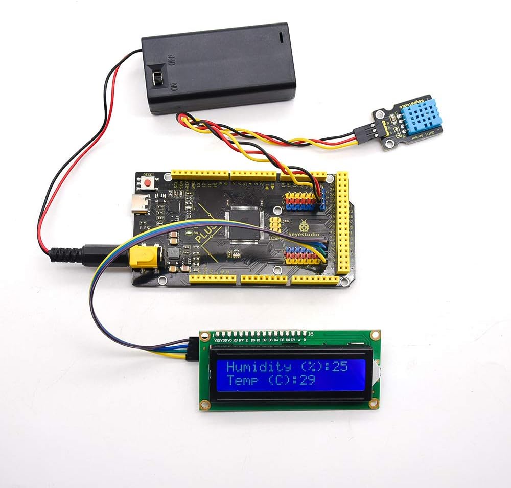 Keyestudio Mega Plus 2560 R3 Board with Type-C USB, 2A Output, Powerful ...