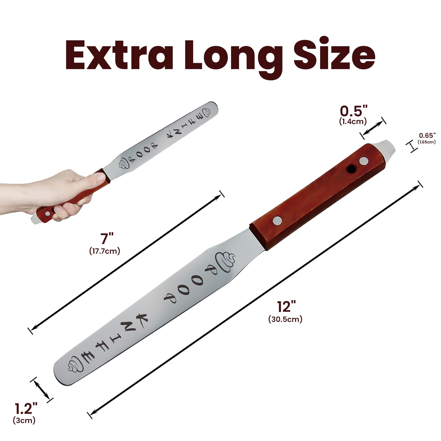 Snapklik.com : Poop Knife, 12IN Durable Metal Poo Knife For Toilet ...