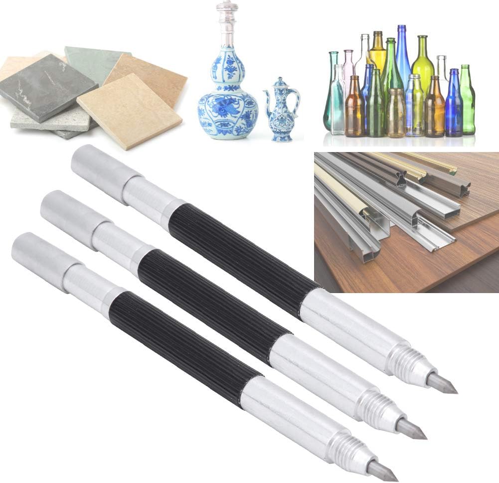 3Pcs Double Carbide Tip Metal Scribe and Etching Marking Pen Caride Tip ...