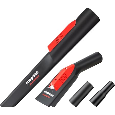 Amazon.com: Shop-Vac Nozzle Kit with LED Light, 1-1/2" Crevice Tool & 1 ...