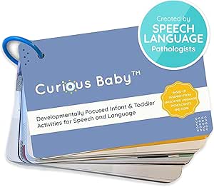 Amazon.com: Curious Baby™ Speech & Language Development Cards (0–36 ...