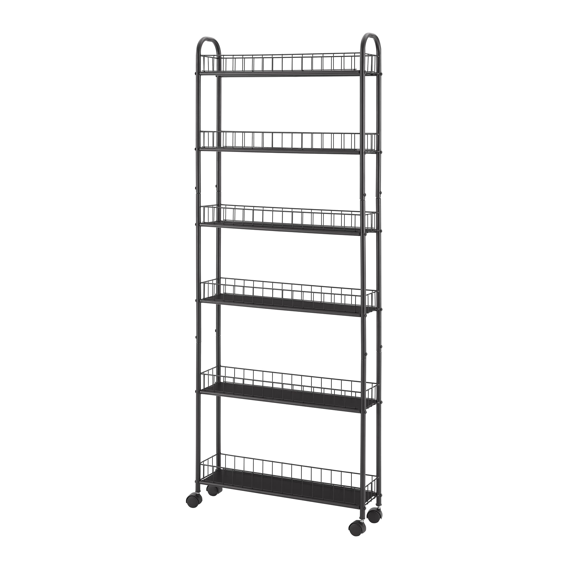 Amazon.com: VFY 6-Tier Storage Cart Wire Slim Shelving Shelf with ...