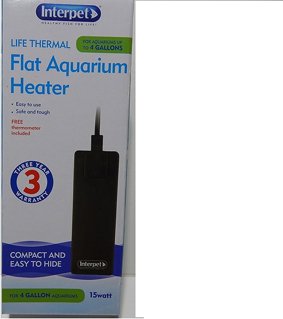 Amazon.com : Interpet Life Thermal Flat Aquarium Heater with Free ...