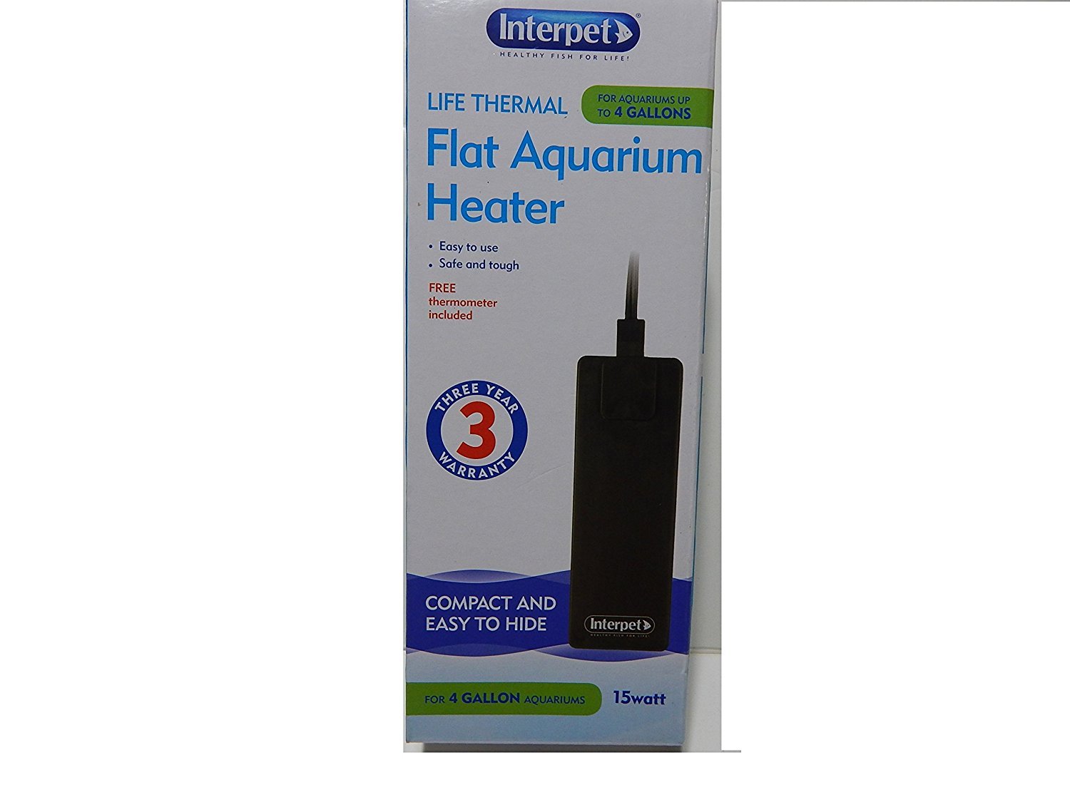 Amazon.com : Interpet Life Thermal Flat Aquarium Heater with Free ...