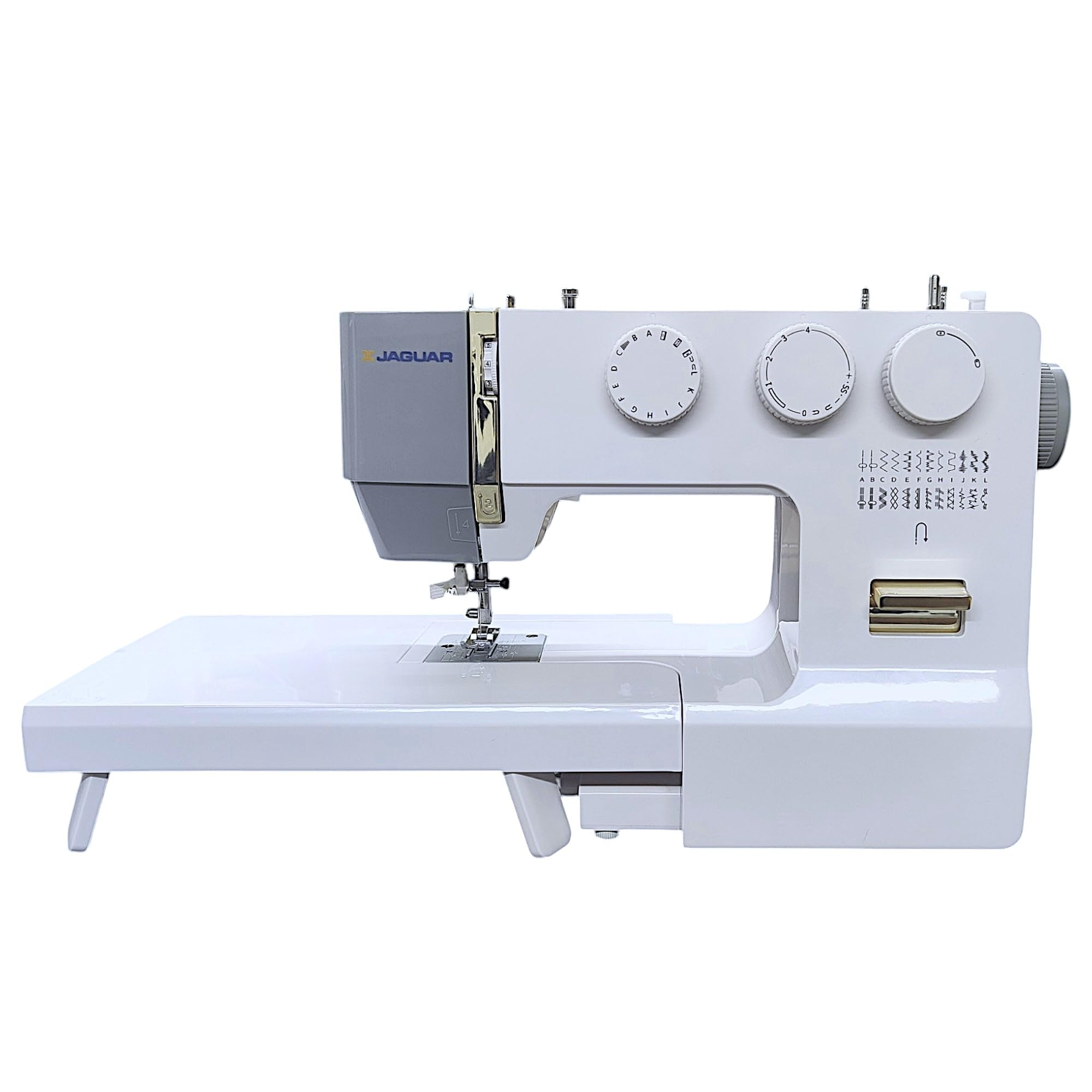 Jaguar JS-35 Sewing Machine – Precision & Power! 3-Dial Control, 24 ...