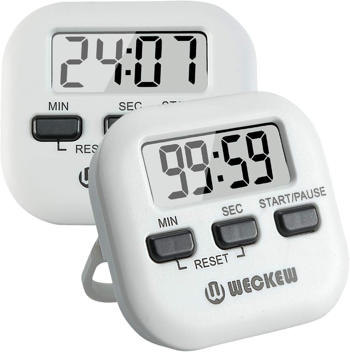 SK Depot 24-Hours Digital Kitchen Timer Large Display Loud Alarm ...