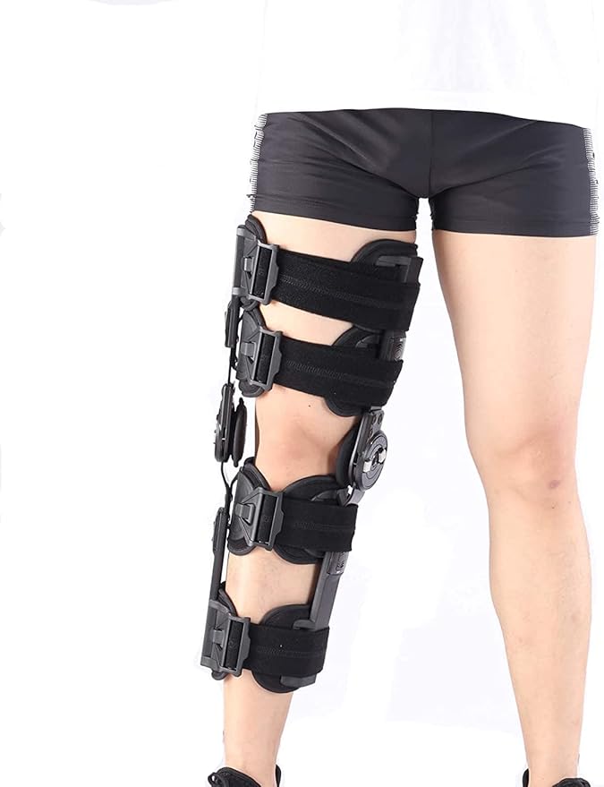 Amazon.com: Knee Braces for Knee Pain Arthritis Hinged ROM Knee Brace ...