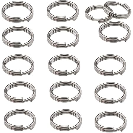 Amazon.com: Aylifu 6mm Split Rings, 600 Pieces Small Split Key Rings ...
