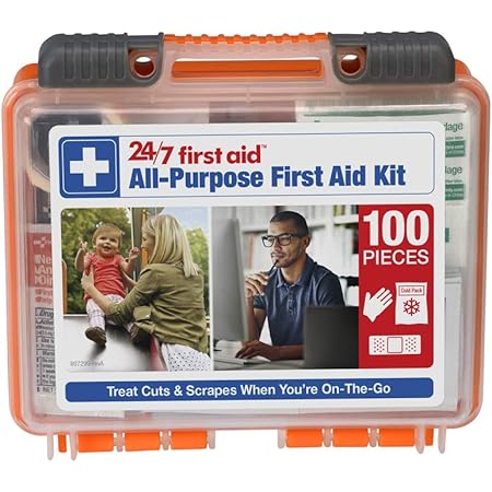 Amazon.com: Mini First Aid Kit, 110 Pieces Small First Aid Kit ...