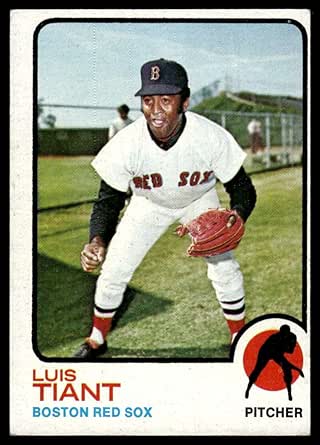 Amazon.com: Baseball 1973 Topps #270 Luis Tiant Red Sox : Collectibles ...