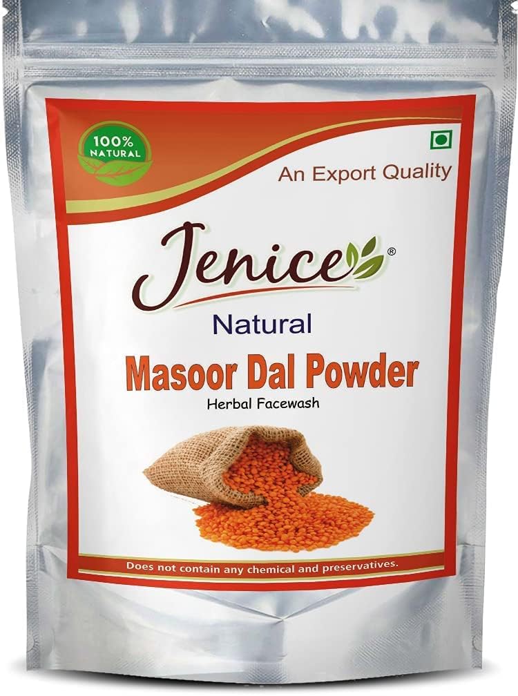 Amazon.com : SENTA Jenic Natural Masoor Dal Powder Face Pack for Skin ...