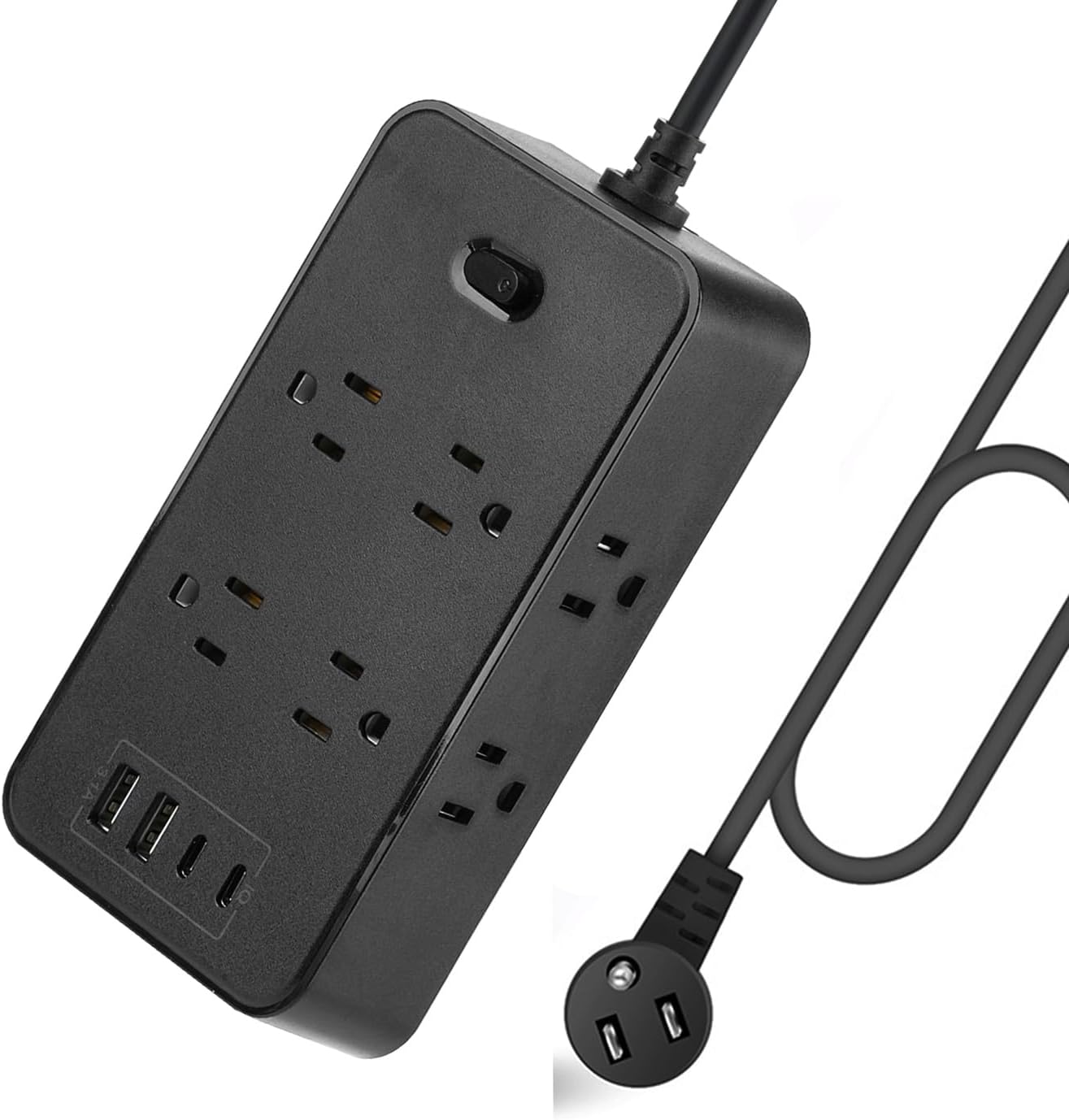 Amazon.com: 10FT Power Strip Extension Cord (3000W,10A) with 12 Outlets ...