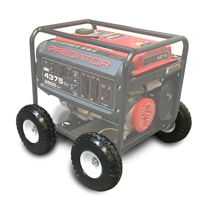 Buy AutoWorks All Terrain Wheel Kit, Fits Predator 4375 Generator ...