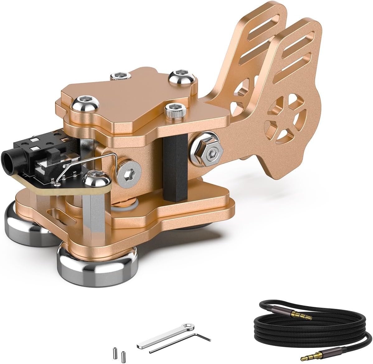 Amazon.com: Mini Key Morse Radio HAM Send Telegram Double Paddle Morse ...