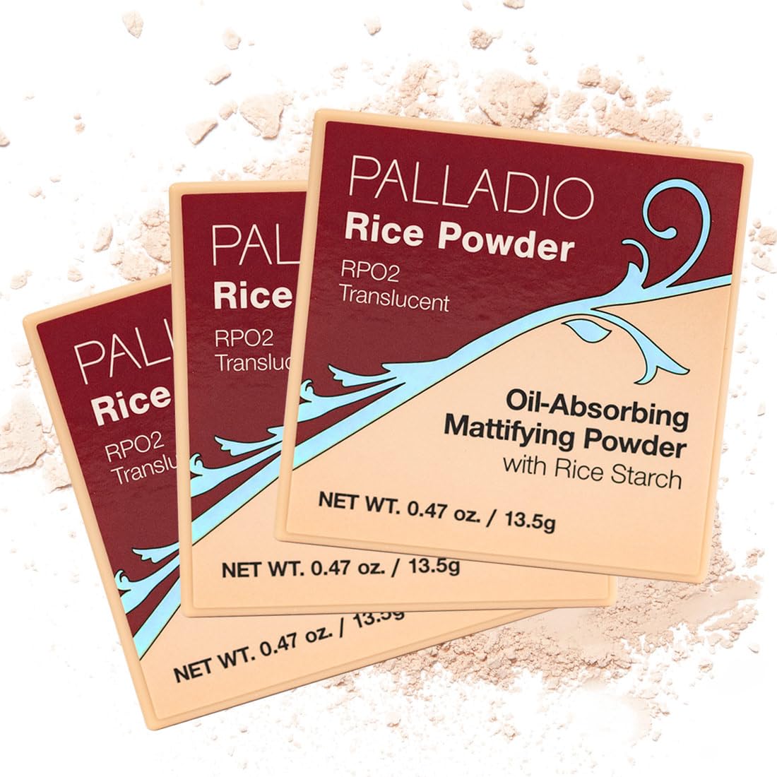 Amazon.com: Palladio Rice Powder Loose Setting Powder Absorbs Oil ...