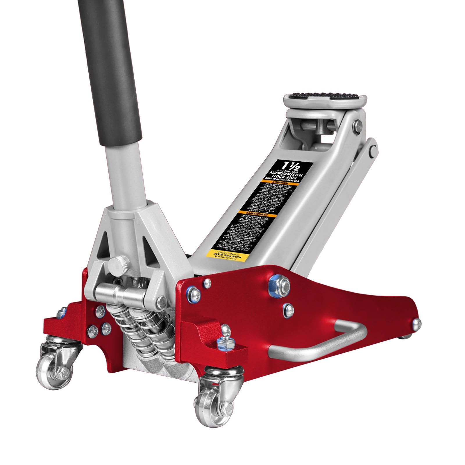 Amazon.com: BIG RED 1.5 Ton Floor Jack,Aluminum and Steel Hydraulic Low ...