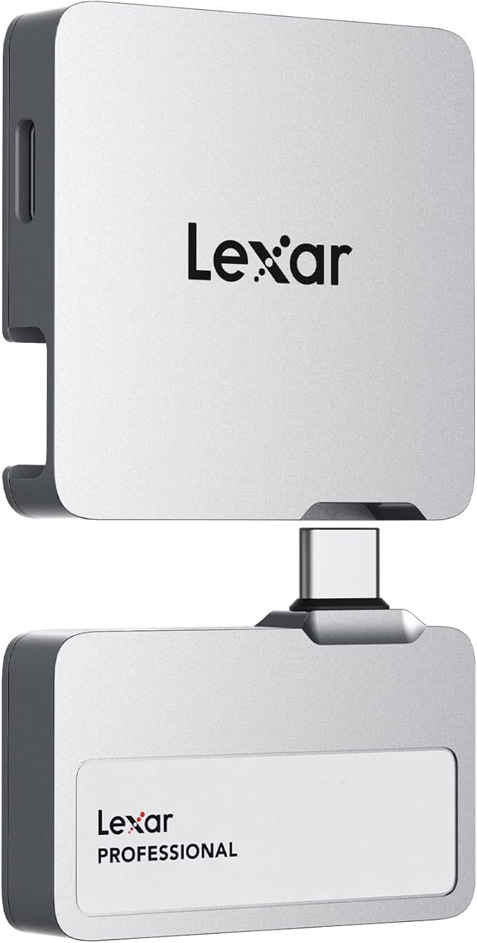 Lexar Professional Go Portable SSD with HUB 1TB, Ultra-Compact,Up to ...