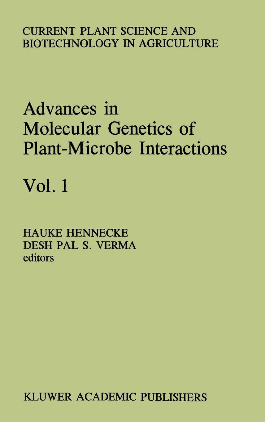 Buy Advances in Molecular Genetics of -Microbe Interactions, Vol.1: 5th ...