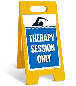 Amazon.com: Sigo Signs, Therapy Session Only Folding Floor Sign, 10x16 ...
