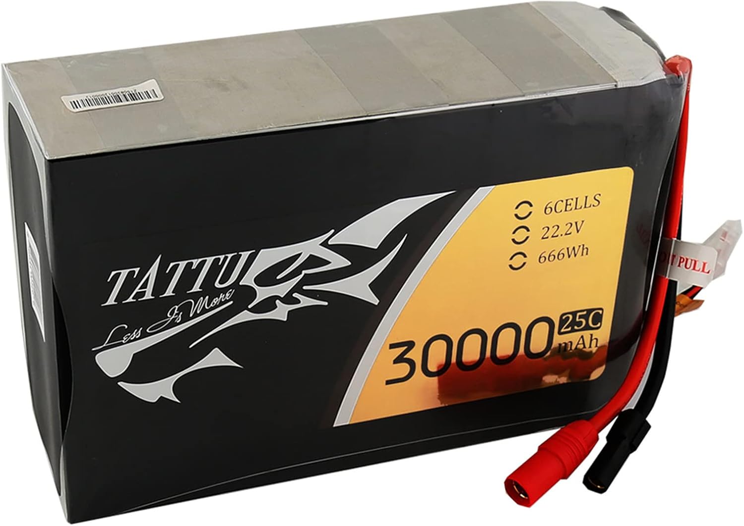 Amazon.com: Tattu G-Tech 22.2V 25C 30000mAh 6S Lipo Battery Pack with ...