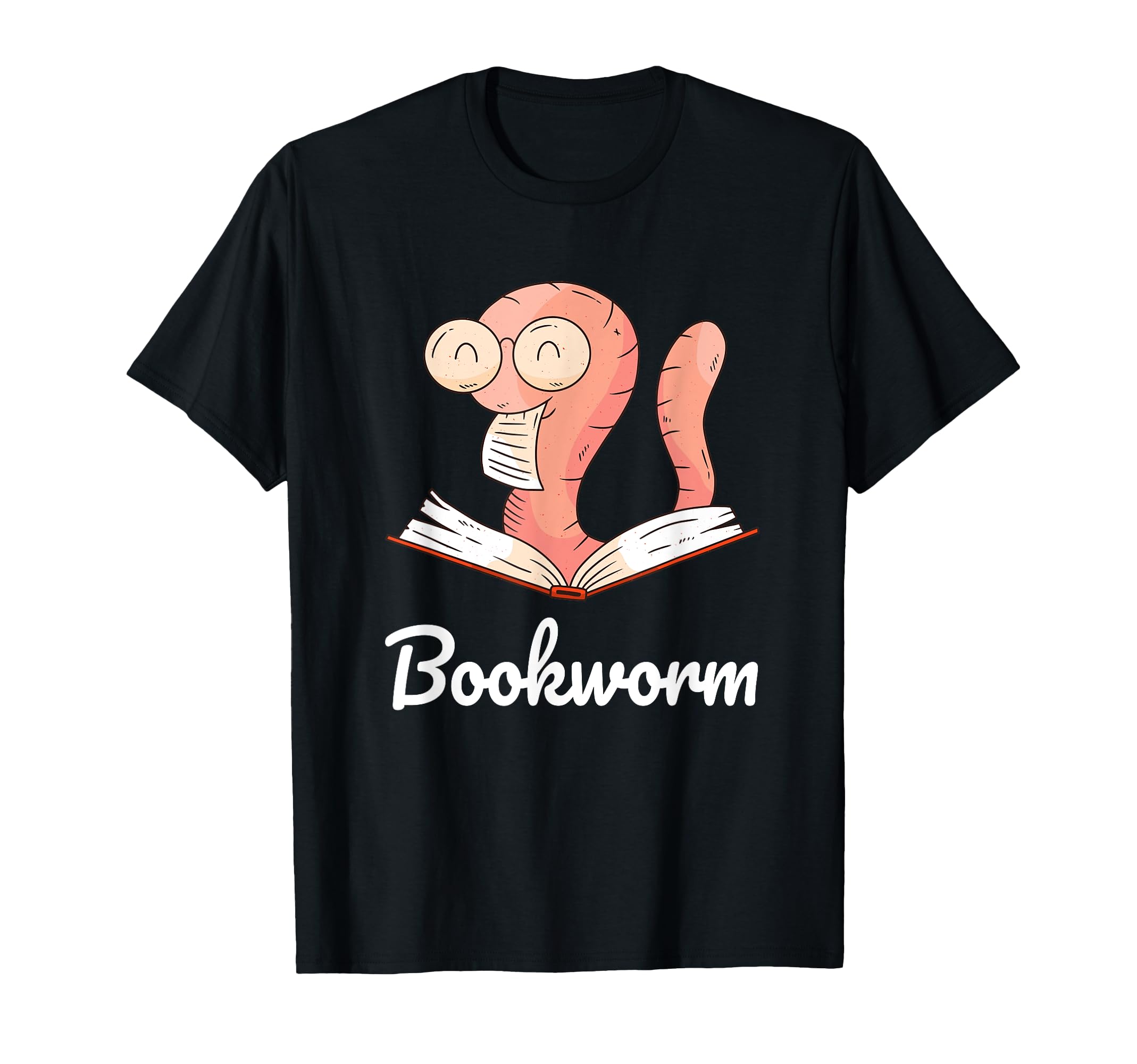 Amazon.com: Bookworm Reading Worm Books For Kids T-Shirt : Clothing ...