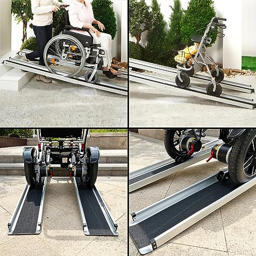 Snapklik.com : Redder Redder 3 To 5 FT Wheelchair Ramps, Retractable ...